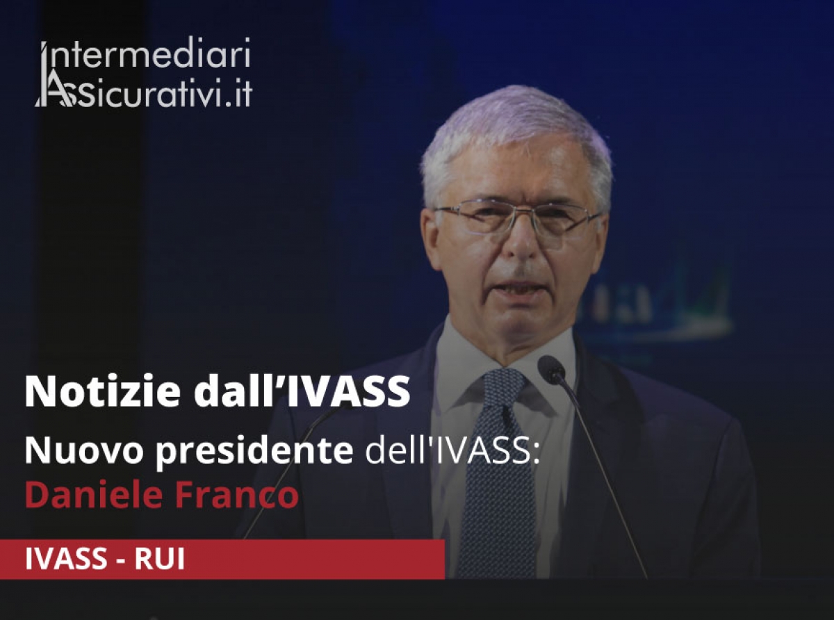 Nuovo presidente dell'IVASS: Daniele Franco